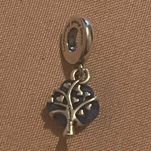 Pandora | Jewelry | Pandora Blue Murano Glass Family Tree Dangle Charm ...